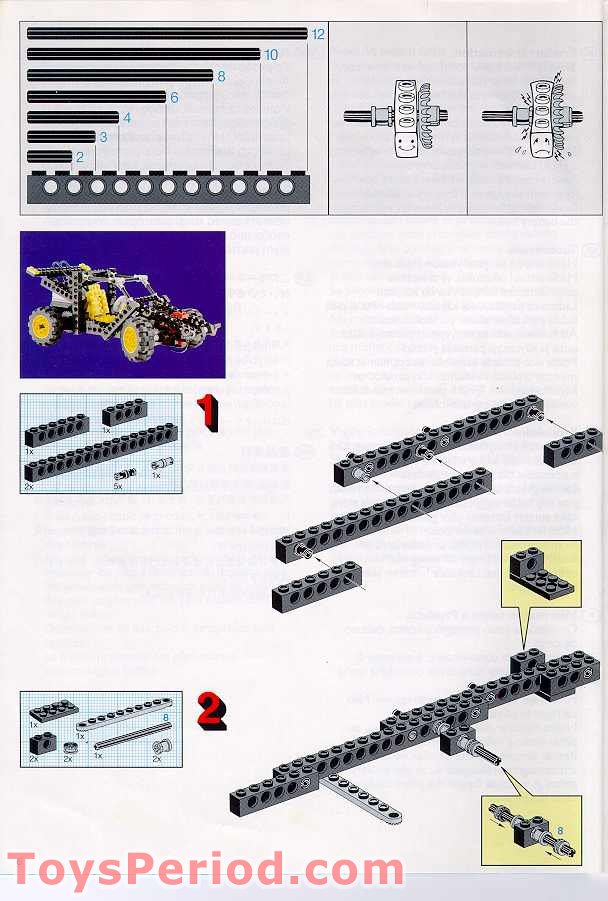 LEGO 8082 Multi Control Set Instructions and Parts List