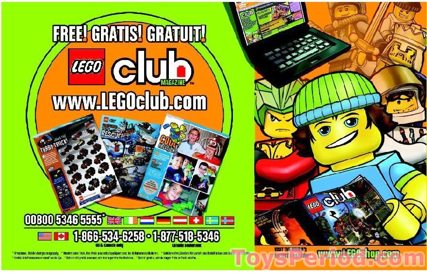 LEGO 8164 Extreme Wheelie Instructions and Parts List