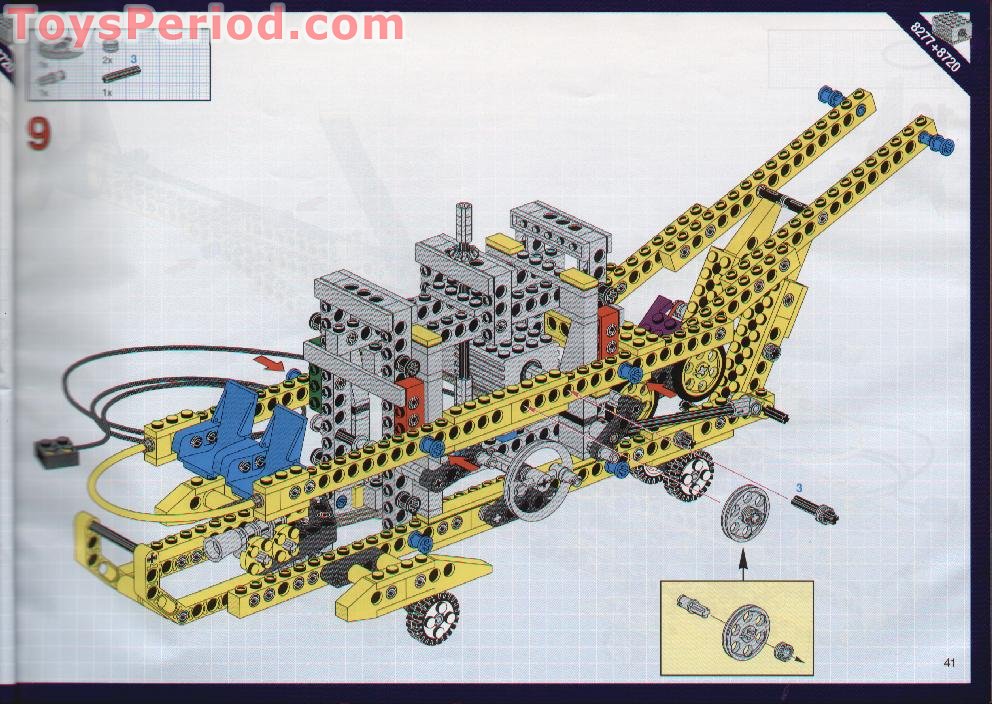 LEGO 8277 Giant Model Set Instructions and Parts List