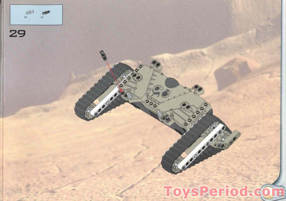 LEGO 8539 Manas Instructions and Parts List