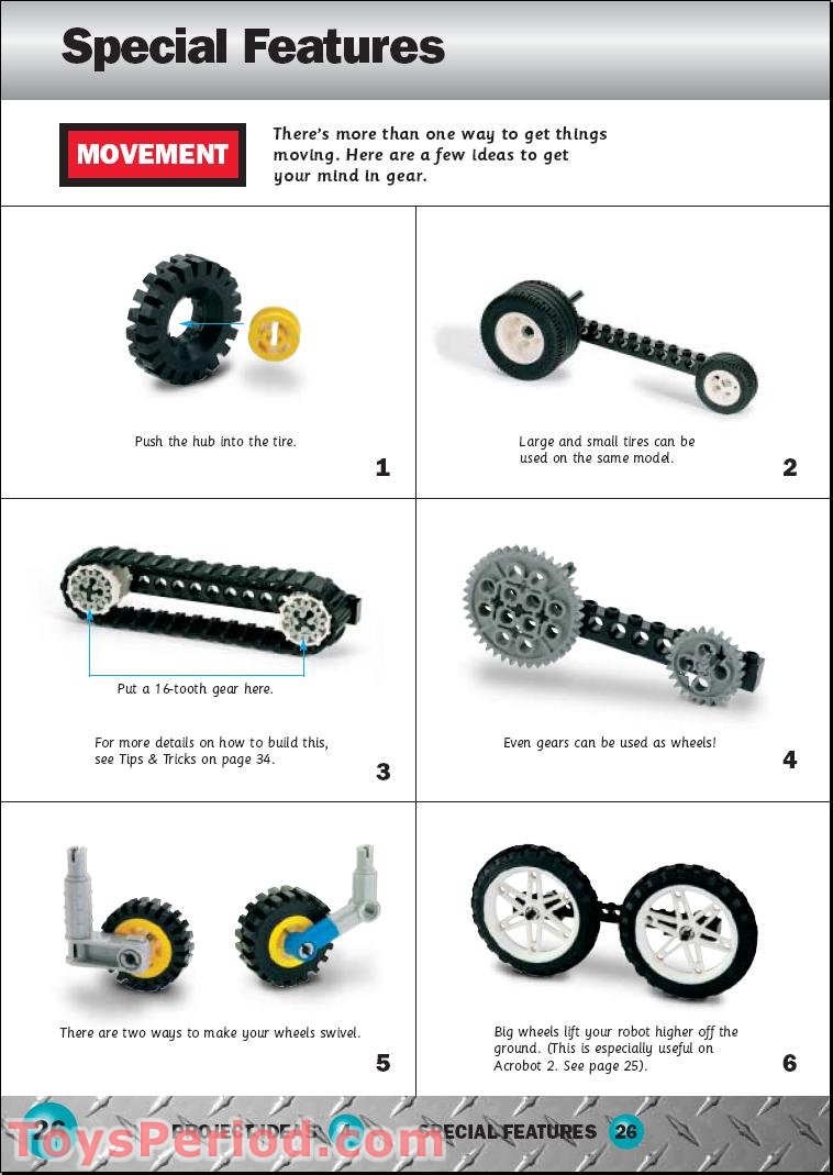 LEGO 9719 Robotics Invention System, Version 1.0 Instructions and Parts ...