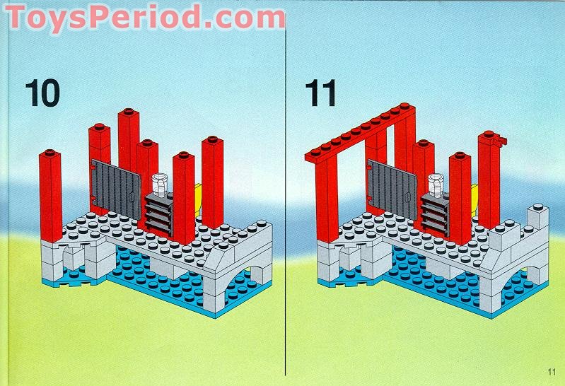 LEGO 6563 Gator Landing Instructions and Parts List