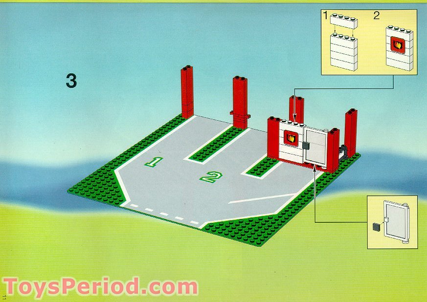 LEGO 6571 Flame Fighters Instructions and Parts List