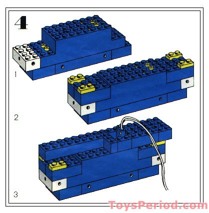LEGO 140-2 Basic Set with Motor Instructions and Parts List
