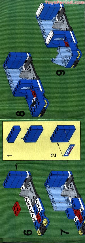 LEGO 3314 Stadium Security Instructions and Parts List