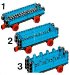 LEGO 137-2 Passenger Sleeping Car Instructions and Parts List