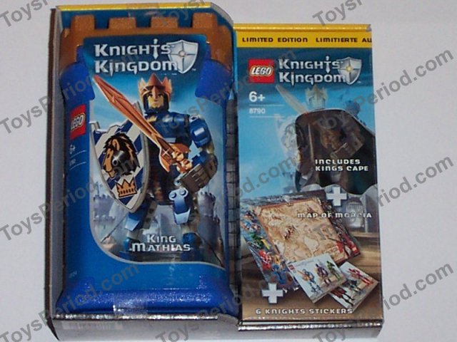 LEGO 8790 King Mathias (Series 1) Limited Edition with Map and Cape ...