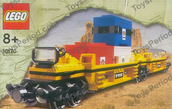 LEGO 10170 TTX Intermodal Double-Stack Car Instructions and Parts List