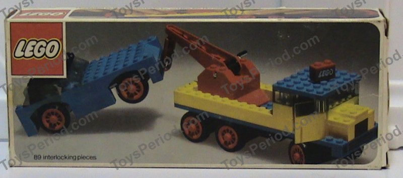 LEGO 710-1 Wrecker with Car Instructions and Parts List