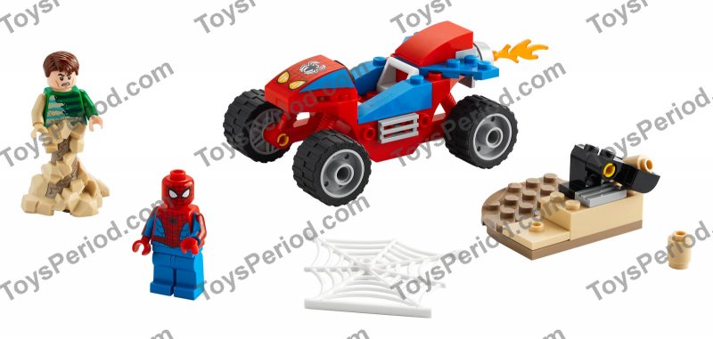 LEGO 76172 Spider-Man and Sandman Showdown Set Parts List