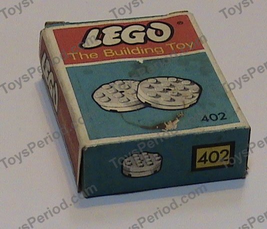 LEGO 402-2 White Turntables Instructions and Parts List