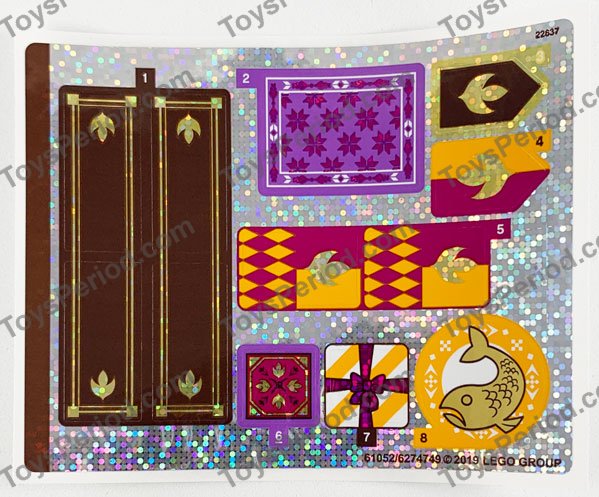 LEGO Sets with Part 41167stk02 Sticker Sheet for Set 41167 - Sheet 2 ...