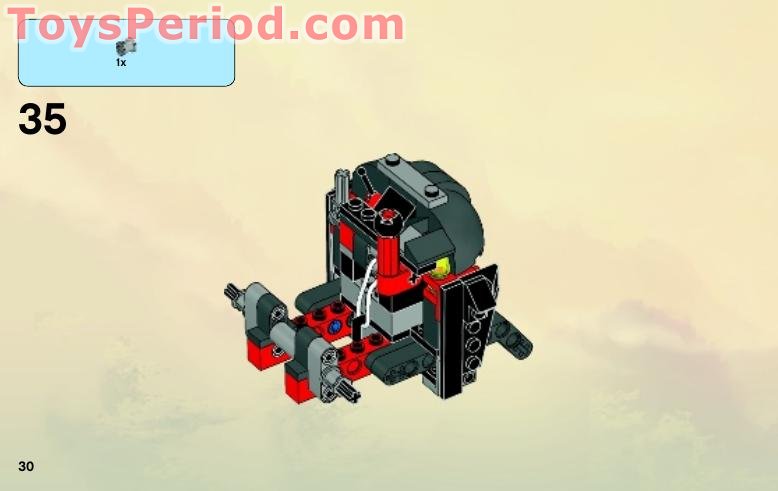 LEGO 70501 Warrior Bike Instructions and Parts List