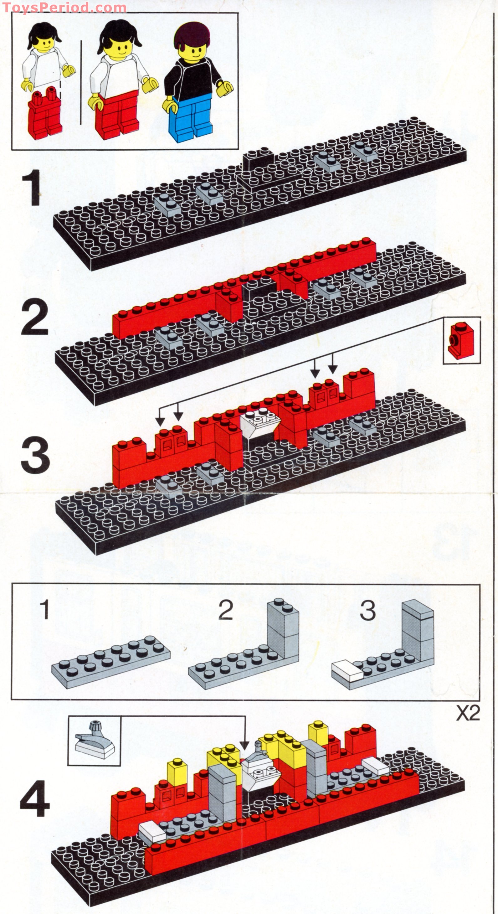 LEGO 7815 Sleeping Car Instructions and Parts List