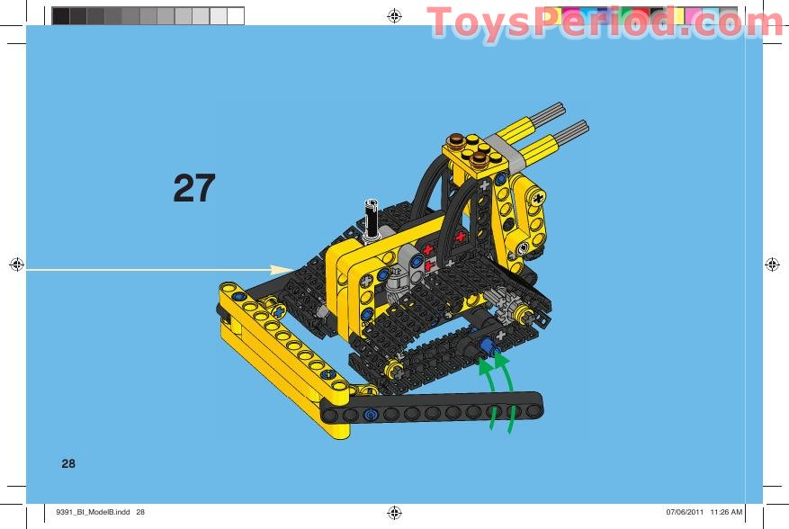 LEGO 9391 Crawler Crane Instructions and Parts List