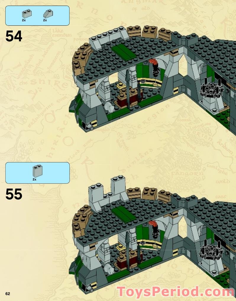 LEGO 9472 Attack on Weathertop Instructions and Parts List