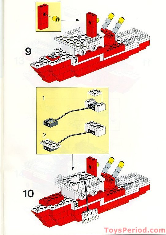 LEGO 735 Basic Building Set with Electric System, 7 Plus Instructions ...