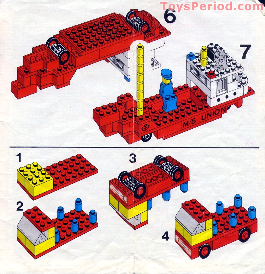 LEGO 364 Harbour Scene Instructions and Parts List