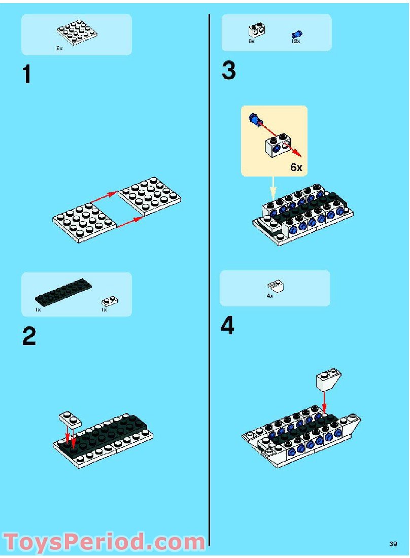 LEGO 10192 Space Skulls Instructions and Parts List