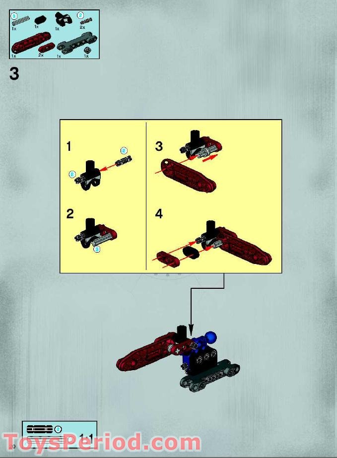 LEGO 10204 Vezon and Kardas Instructions and Parts List