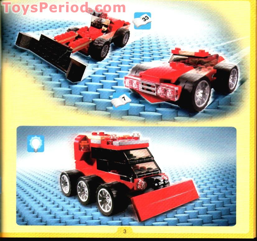 LEGO 4883 Gear Grinders Instructions and Parts List