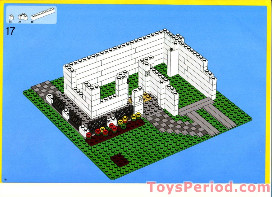 LEGO 4956 House Instructions and Parts List