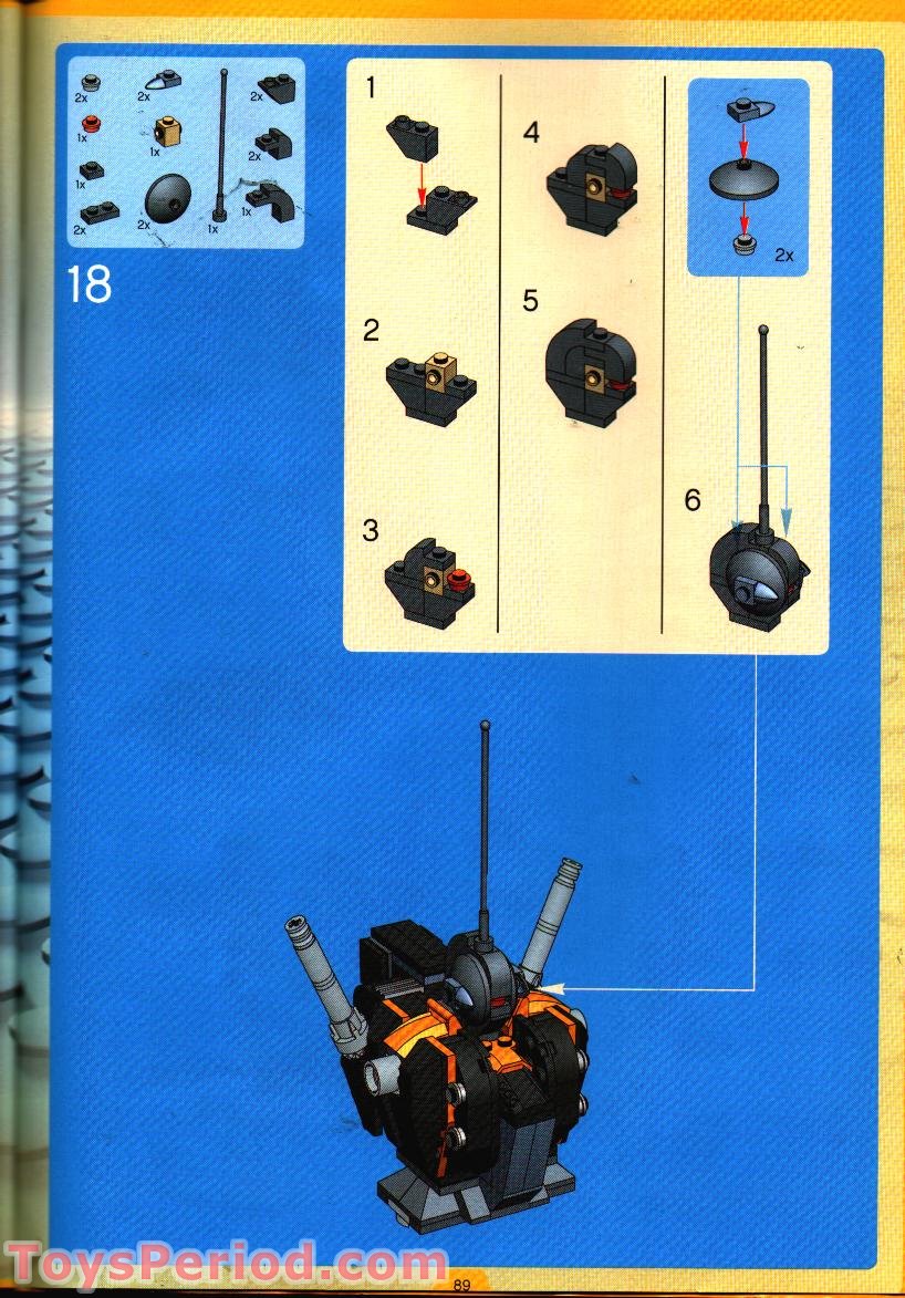 LEGO 4508 Titan Xp Instructions and Parts List