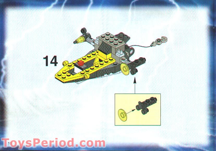 LEGO 6773 Alpha Team Helicopter Instructions and Parts List