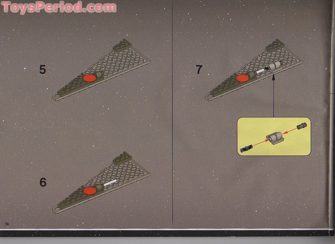 LEGO 6211 Imperial Star Destroyer Instructions and Parts List