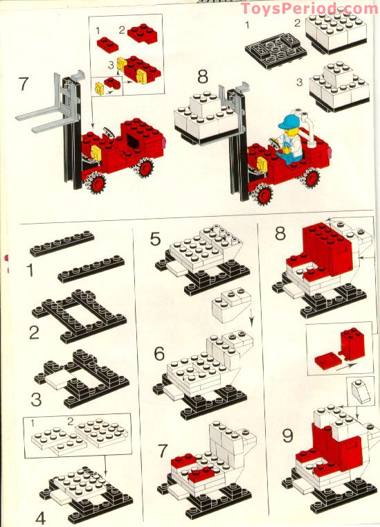 LEGO 6391 Cargo Center Instructions and Parts List