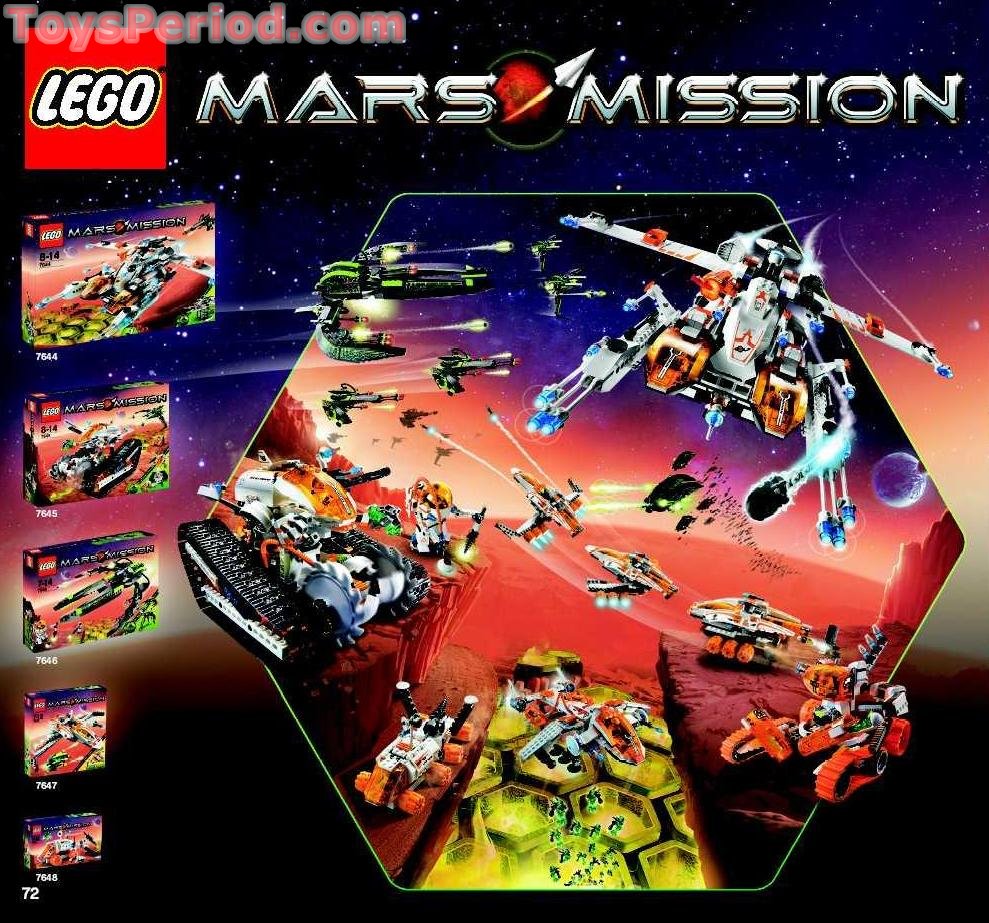 LEGO 7646 ETX Alien Infiltrator Instructions and Parts List