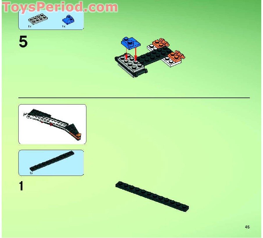 LEGO 7647 MX-41 Switch Fighter Instructions and Parts List
