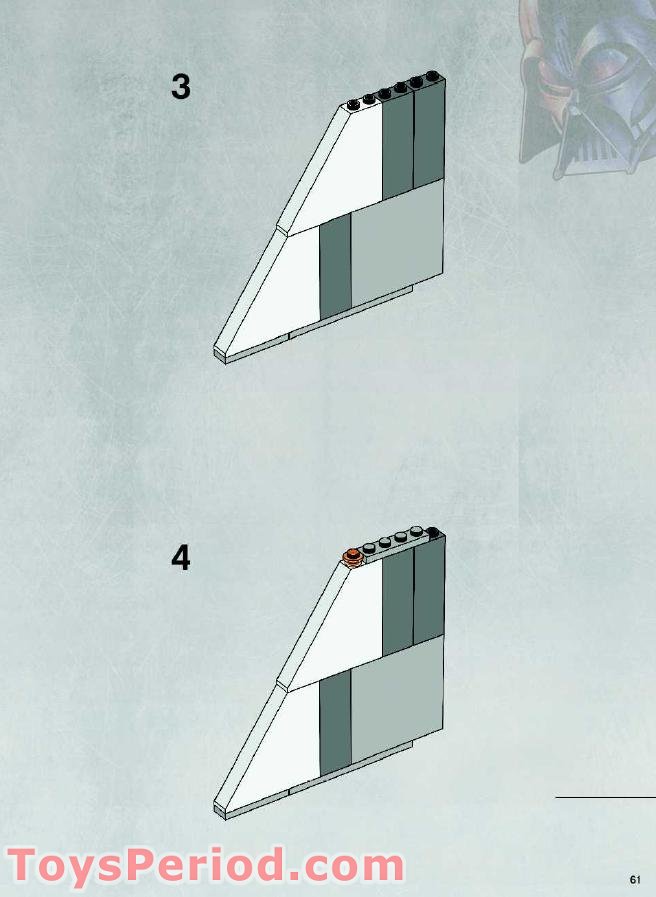 LEGO 7659 Imperial Landing Craft Instructions and Parts List