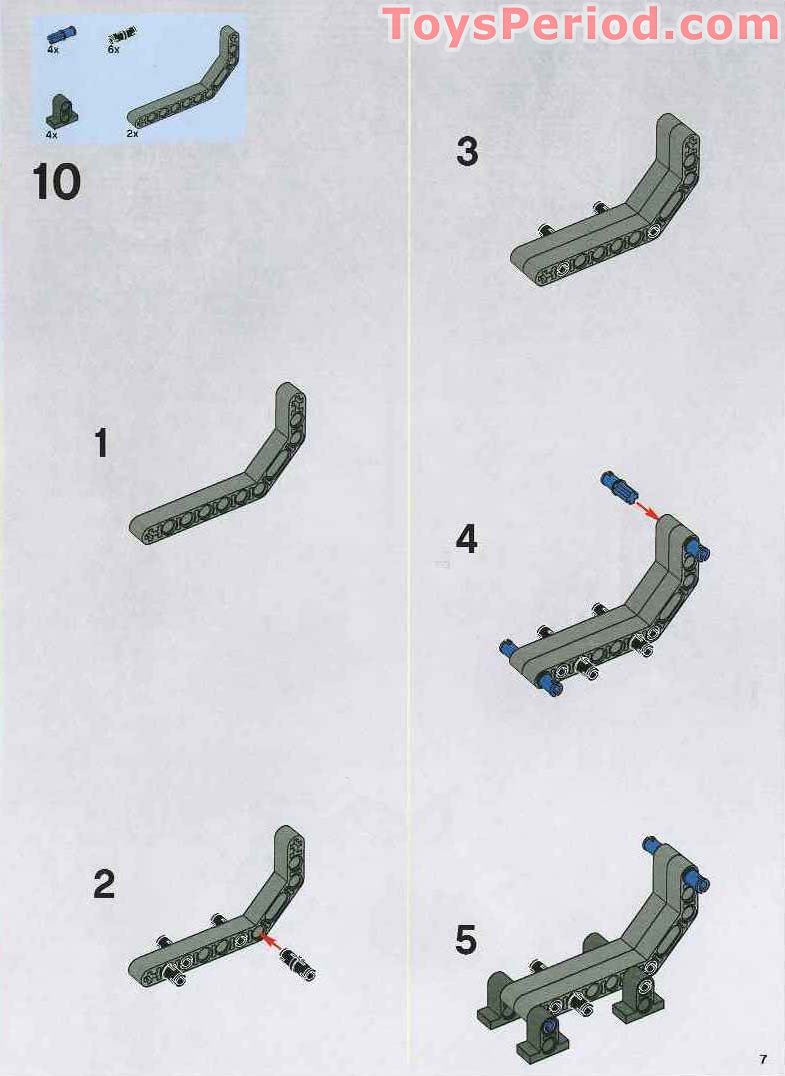 LEGO 7671 AT-AP Walker Instructions and Parts List