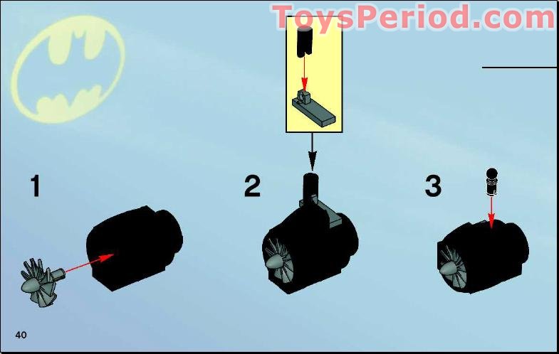 LEGO 7780 The Batboat: Hunt for Killer Croc Instructions and Parts List
