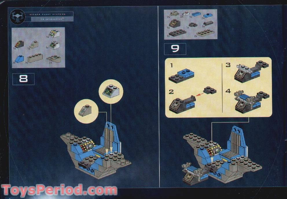 LEGO 7181 TIE Interceptor - Ultimate Collector Series UCS Instructions ...