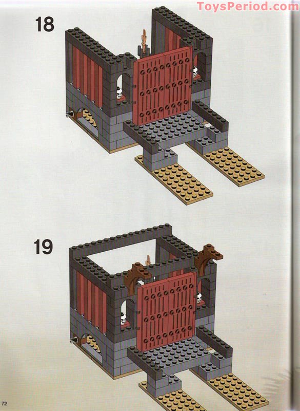 LEGO 8877 Vladek's Dark Fortress Instructions and Parts List