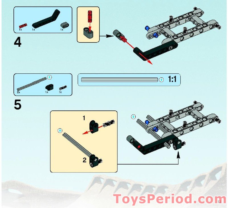 LEGO 8993 Kaxium V3 Instructions and Parts List
