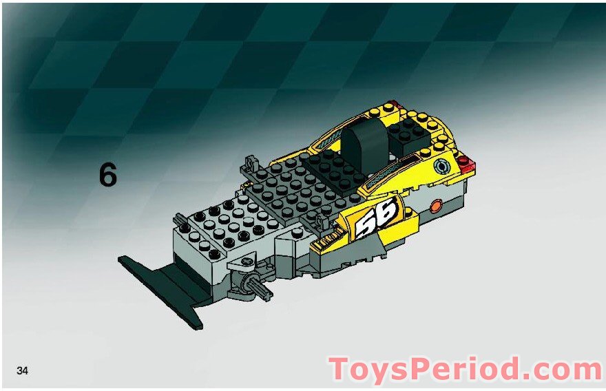 LEGO 8183 Track Turbo RC Instructions and Parts List