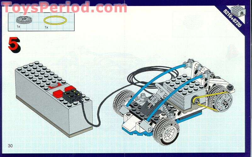 LEGO 8216 Turbo I Instructions and Parts List