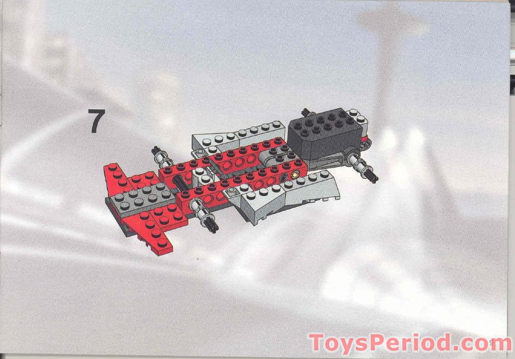 LEGO 8357 Zonic Strike Instructions and Parts List