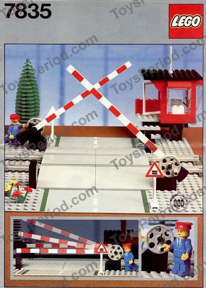 LEGO 7835 Manual Road Crossing Instructions and Parts List
