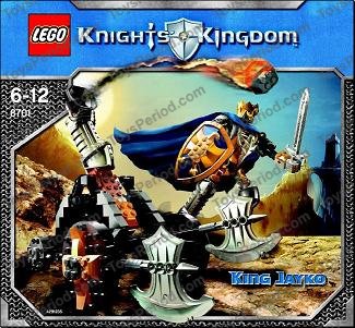 LEGO 8701 King Jayko Instructions and Parts List