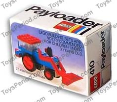 LEGO 410 Payloader Instructions and Parts List