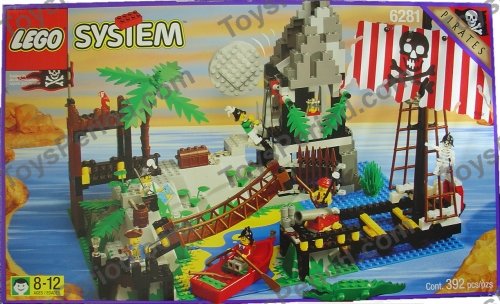 LEGO 6281 Pirates Perilous Pitfall Instructions and Parts List