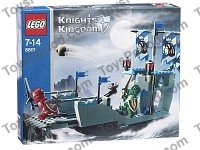 LEGO 8801 Knights' Attack Barge Instructions and Parts List