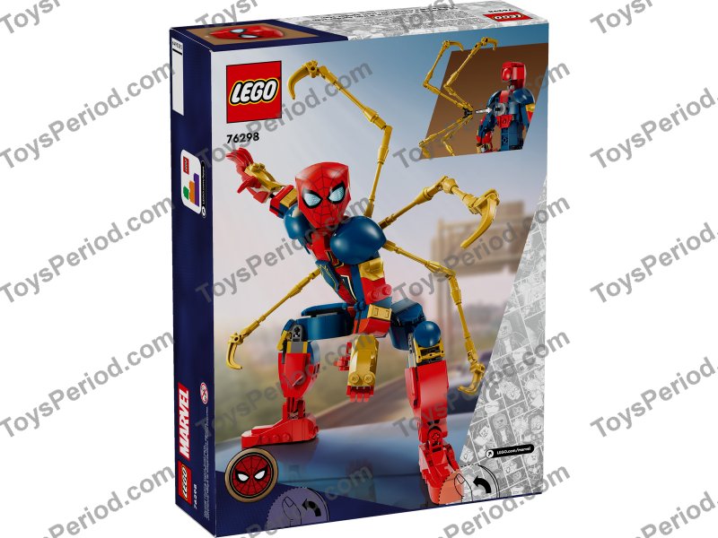 LEGO 76298 Iron Spider-Man Construction Figure Set Parts List
