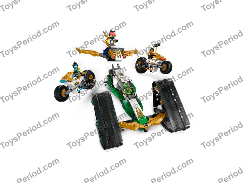 LEGO 71820 Ninja Team Combo Vehicle Set Parts List