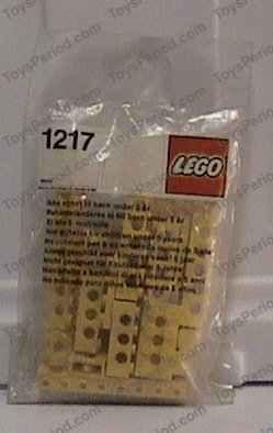 LEGO 1217-1 Girder Beams and Plates, Yellow Set Parts List