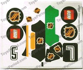 LEGO Sets with Part 3544stk01 Sticker Sheet for Set 3544